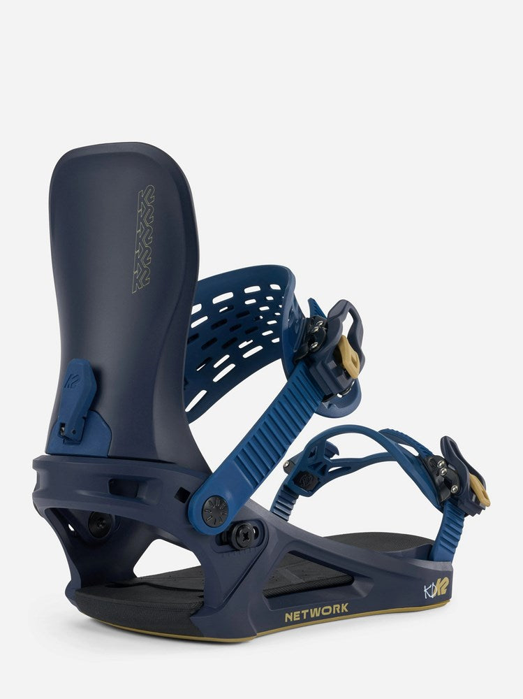 K2 2025 Network Women's Snowboard Bindings Navy Kennedi Deck Pro Model ...