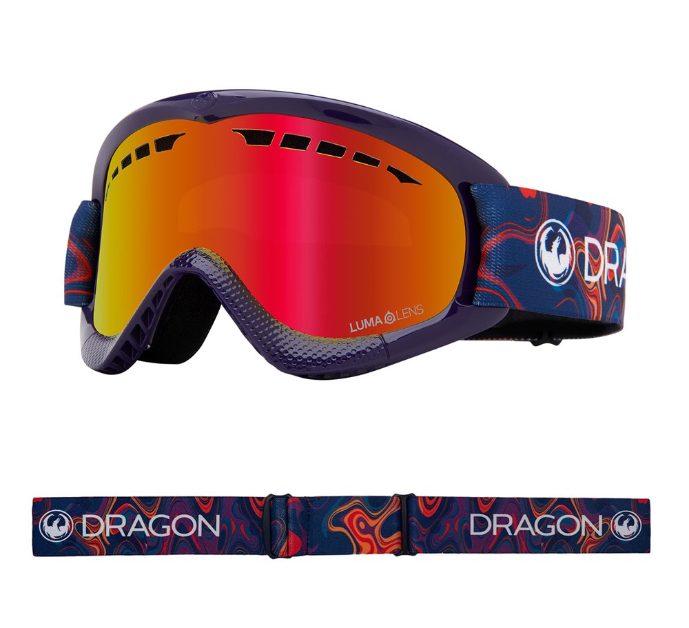 Dragon DXs Snow Goggle - Swirl / Ll Red Ion – TCB.NZ