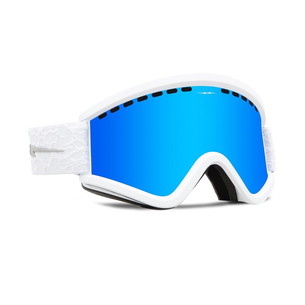 Electric EGV Matte White Nuron Goggle w/ Blue Chrome Lens – TCB.NZ