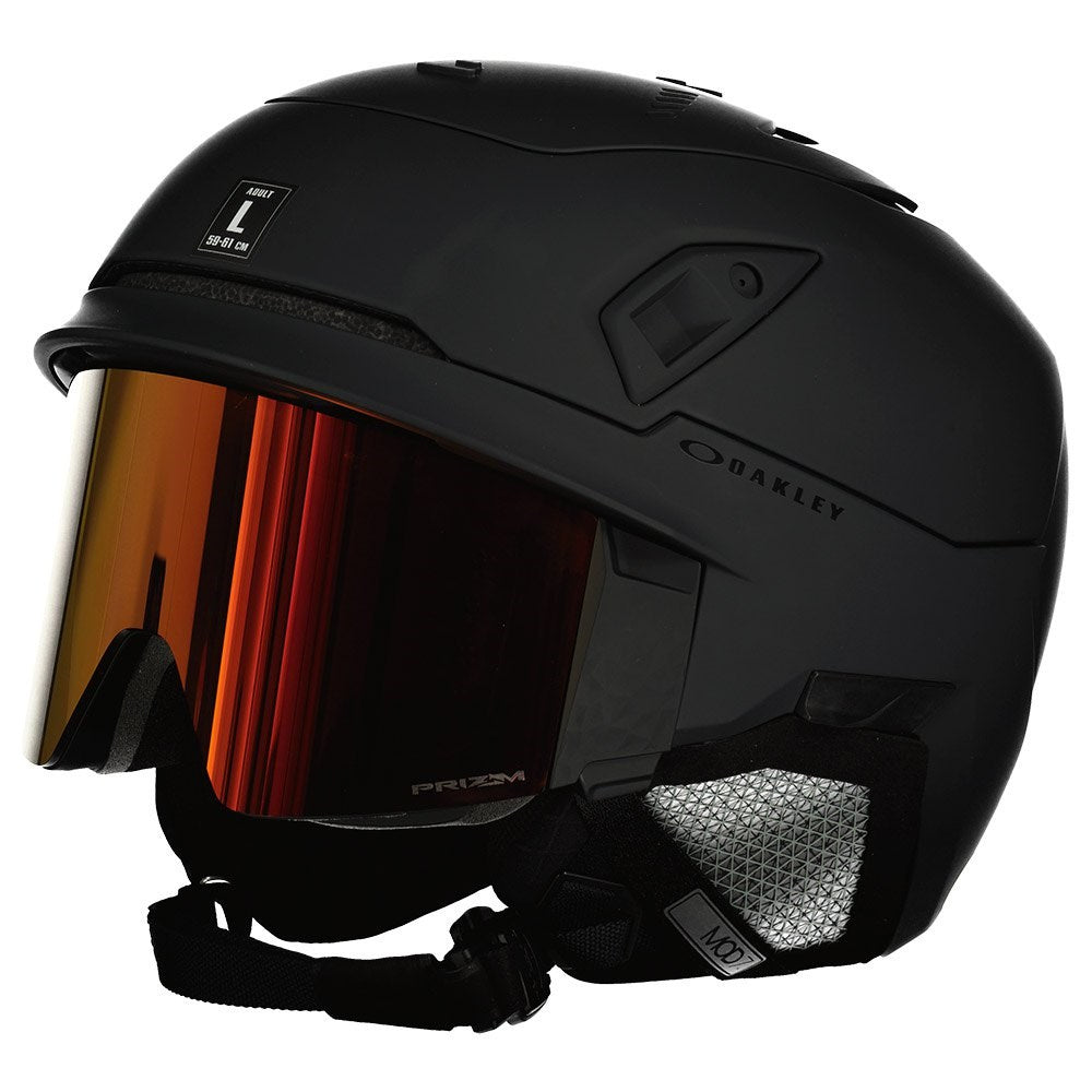 Oakley MOD7 Snow Helmet Blackout w/ Prizm Torch Iridium Lens – TCB.NZ