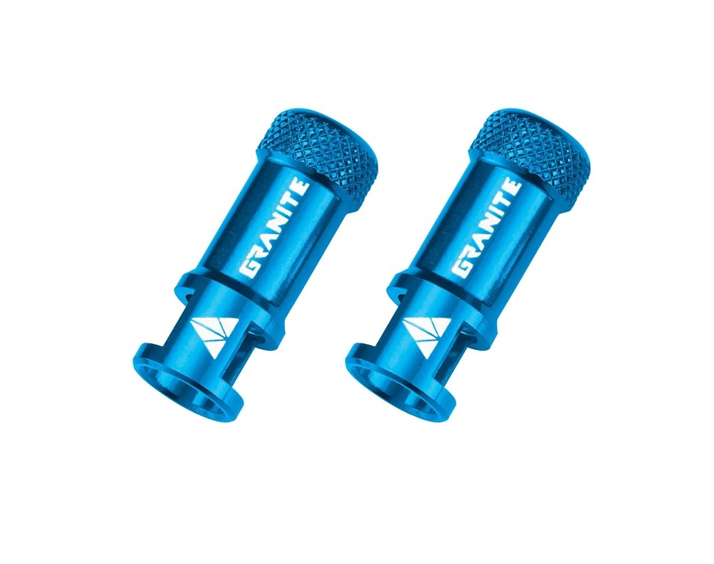 Granite Designs Juicy Nipple CBC Valve Cap Pair w/ Valve Core Removing ...