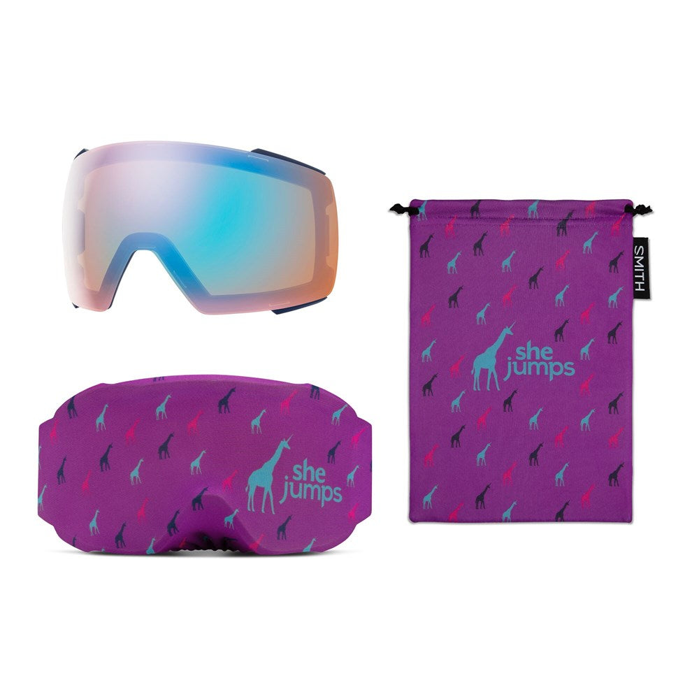 Smith I/O Mag x SheJumps Goggle w/ ChromaPop Everyday Violet Mirror ...