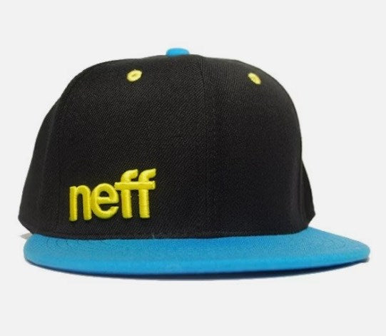 Neff Daily Cap -Black/Cyan/Black – TCB.NZ