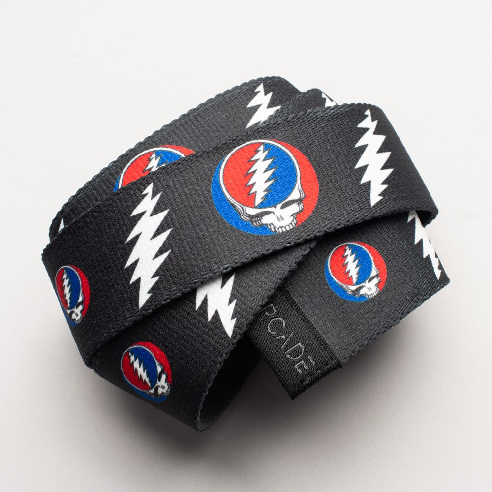 Arcade Grateful Dead Steal Your Face Belt - Charcoal – TCB.NZ
