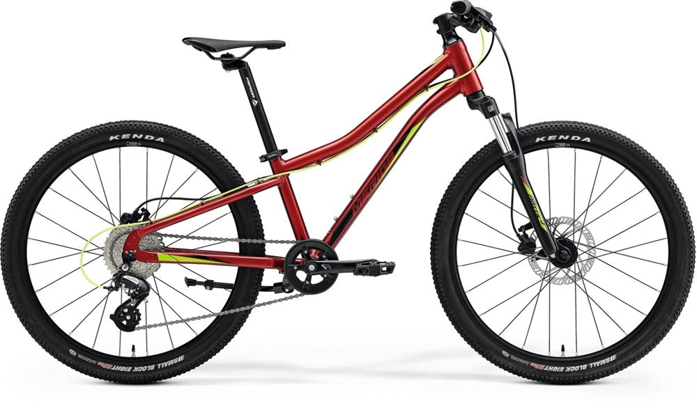 Merida Matts J24 24" Kids Mountain Bike Dark Strawberry – TCB.NZ